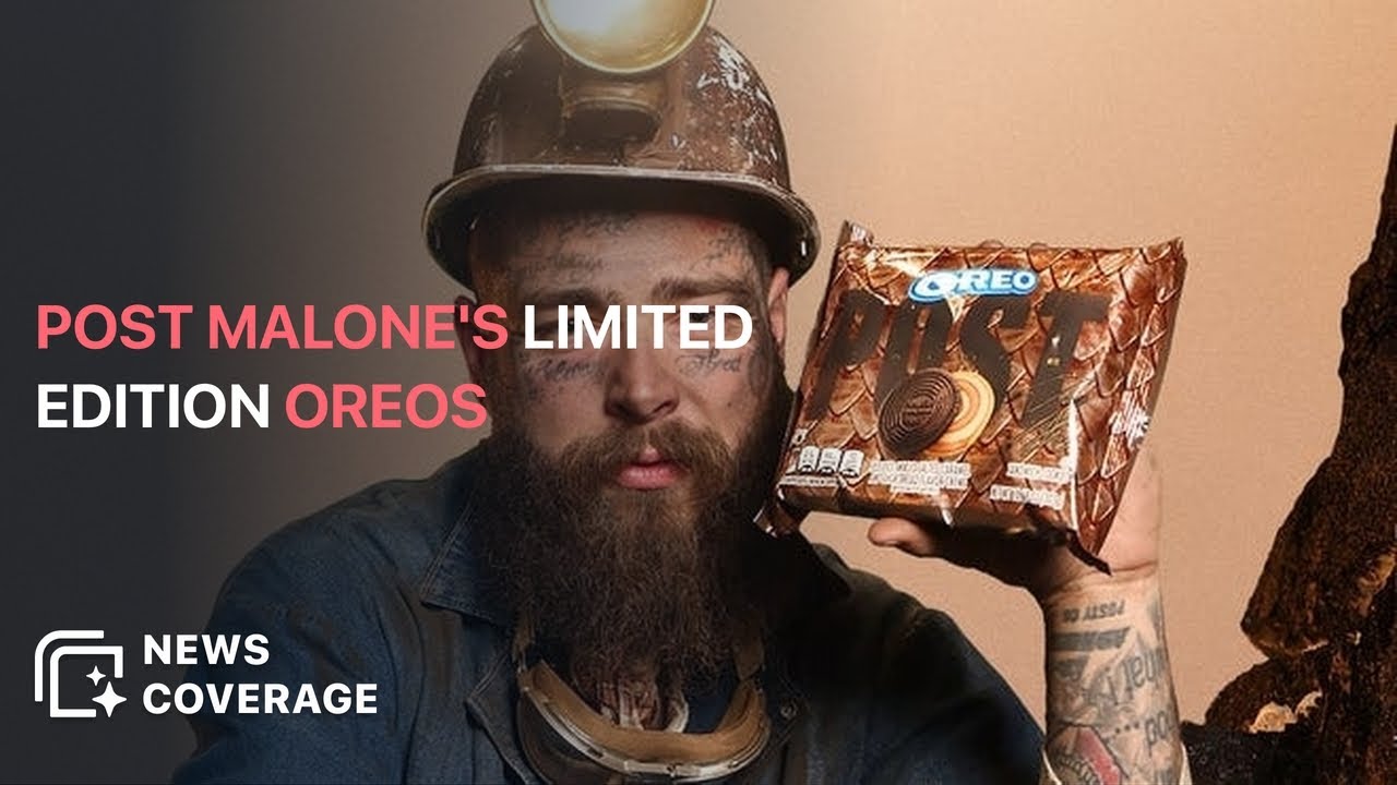 Post Malone Launches Limited Edition Oreo Cookies | News Coverage - YouTube