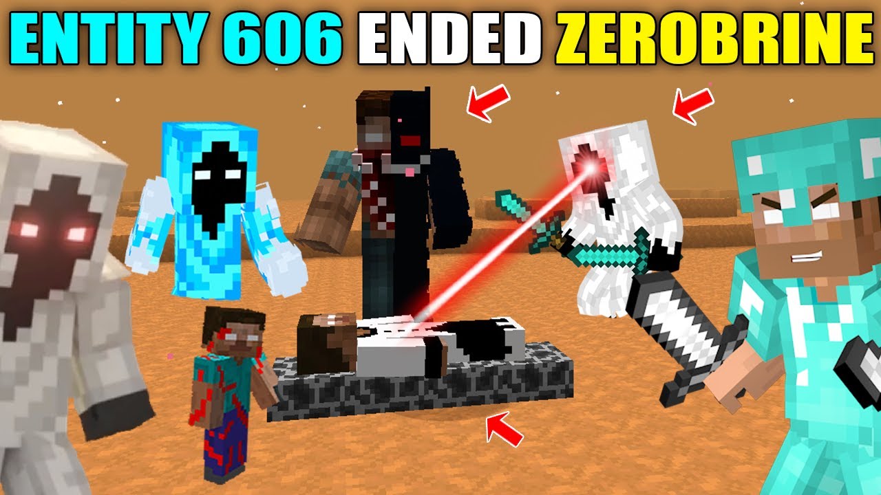 😱 HEROBRINE BIGGEST FIGHT WITH ENTITY 606 & ENTITY 303 OR DEADLORD ...