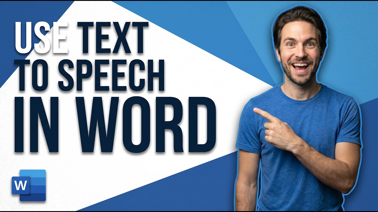How To Use Text To Speech In Word (Easy Step-By-Step Guide) - YouTube