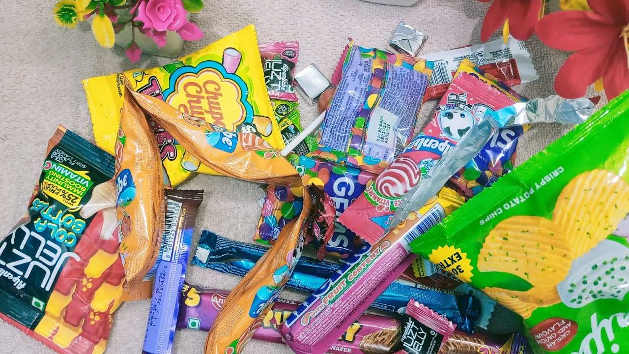 Most popular ASMR sweets / colorful rainbow lollipops and Most ...