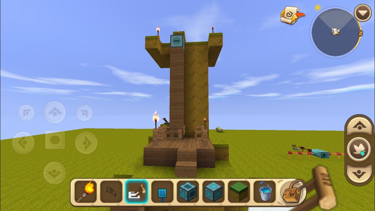 Mini world block art / Mecanismos (elevador, puente, molino y mas ...