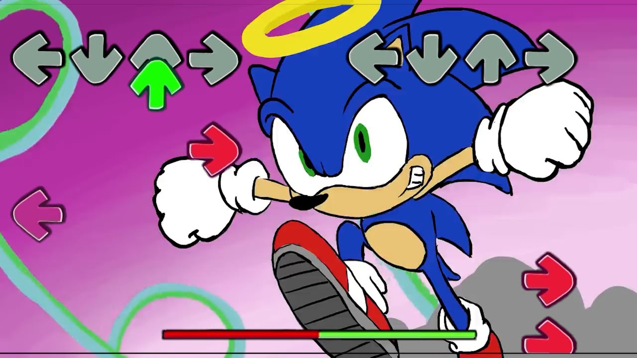 Sonic Heaven SONIC.EXE VS Boyfriend in Friday Night Funkin be like ...