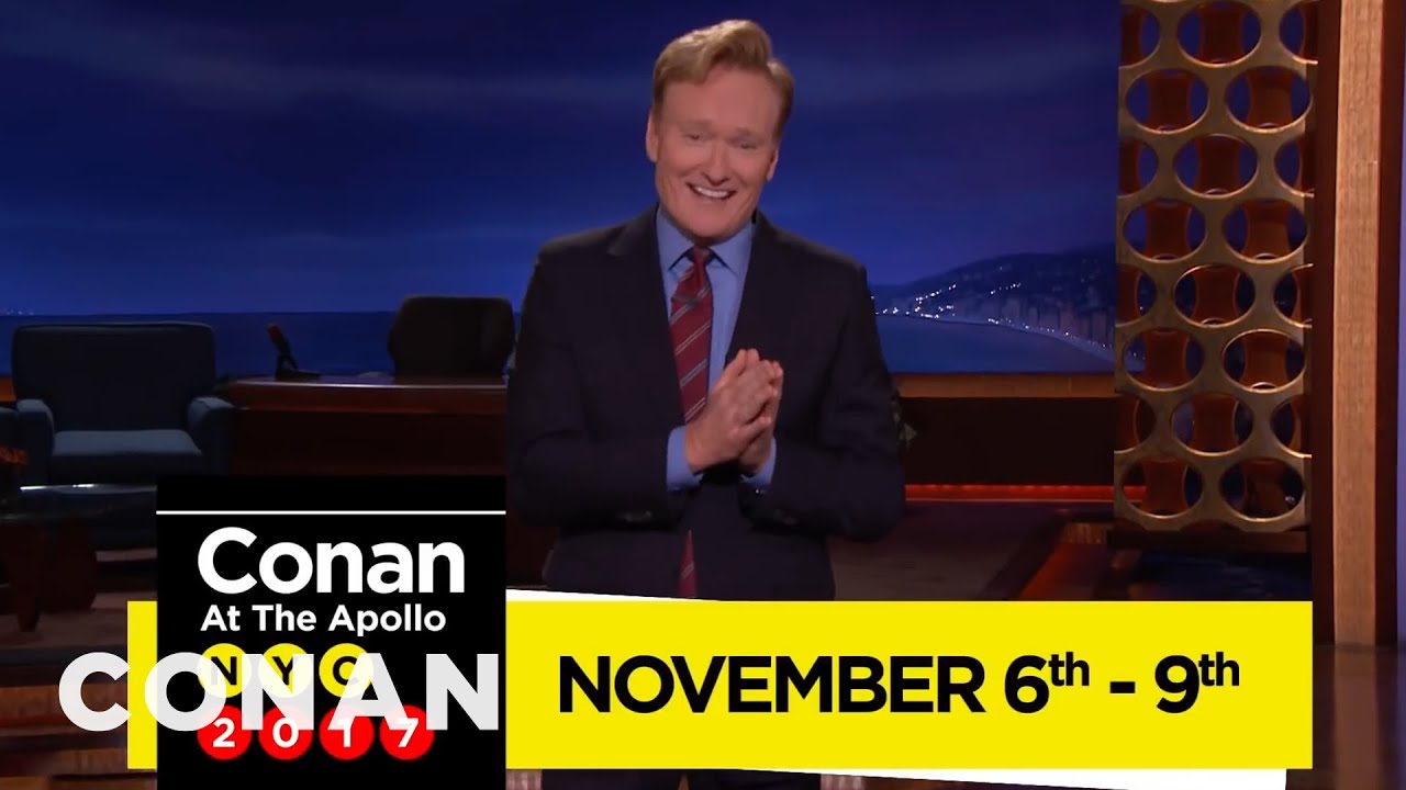 #ConanNYC Tickets Are Now Available | CONAN on TBS - YouTube