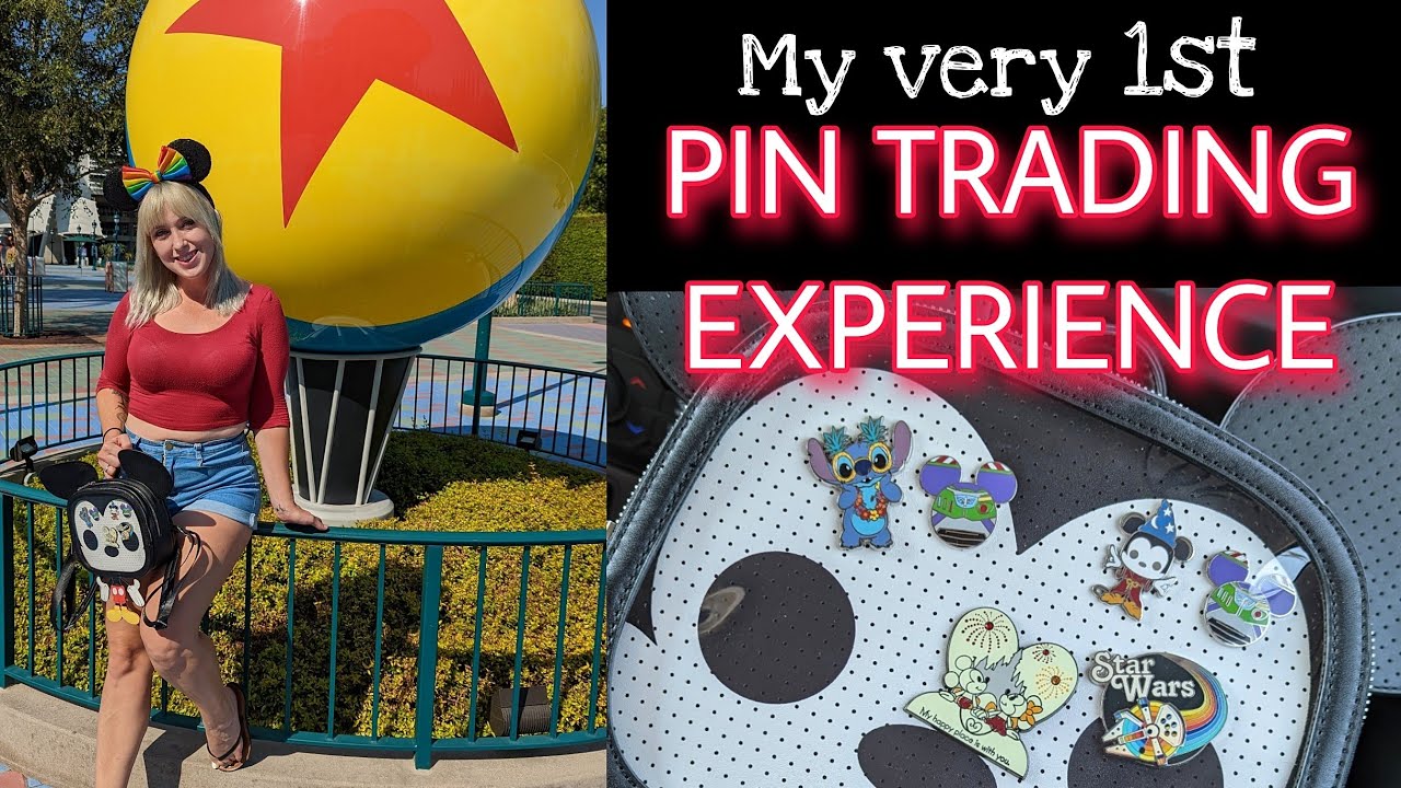 My very FIRST Disney Pin Trading Adventure - YouTube