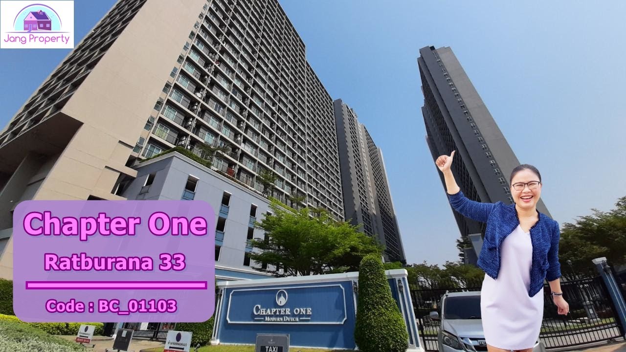 Condo Chapter One Ratburana 33 (แชปเตอร์วัน ราษฎร์บูรณะ 33) Code : BC_01103 l Jangproperty - YouTube