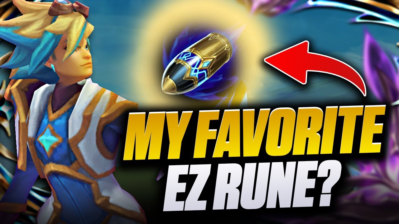 THIS NEW RUNE BUILD WILL SAVE EZREAL?!? (Patch 14.10) - YouTube
