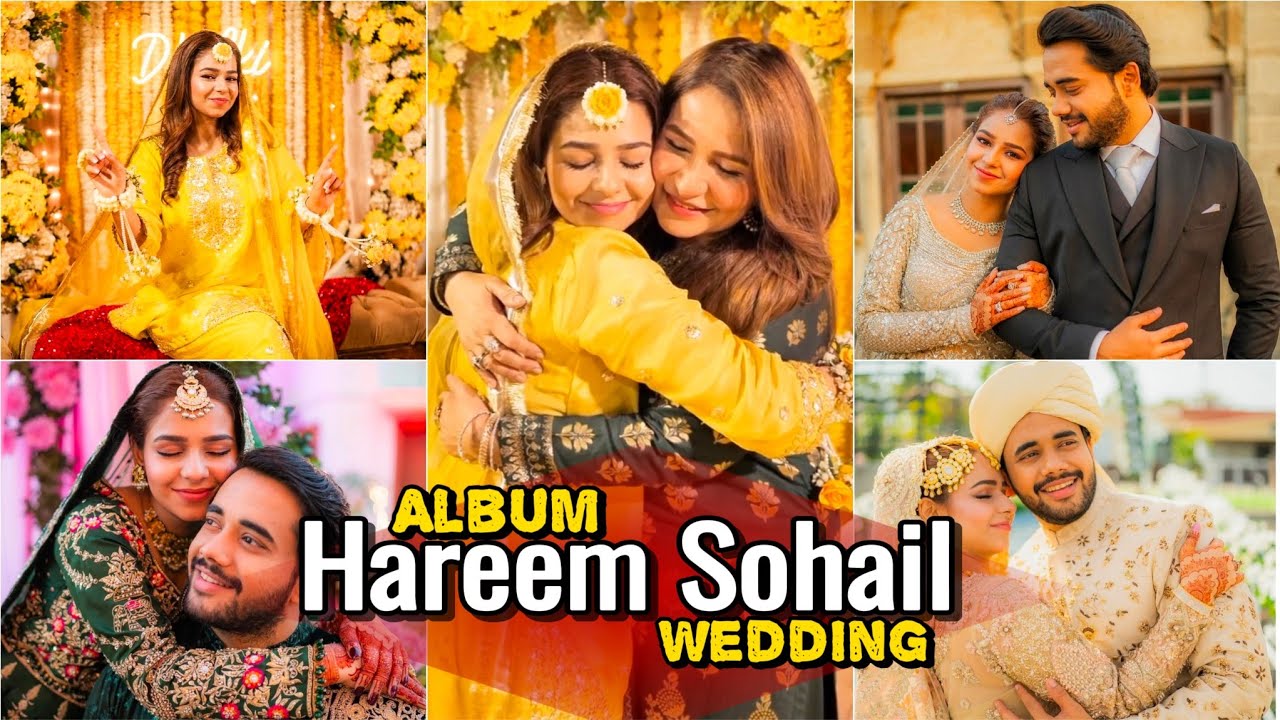 Actress Hareem Sohail Wedding Album | Beena Chaudhary Daughter Hareem ...