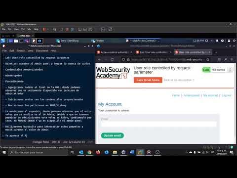 Lab: User role controlled by request parameter - YouTube