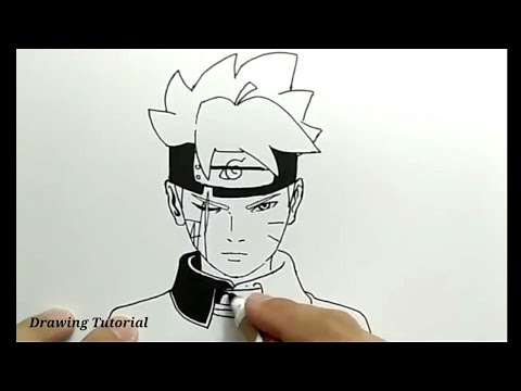 How to Draw Boruto Step by Step (Drawing Tutorial) - YouTube
