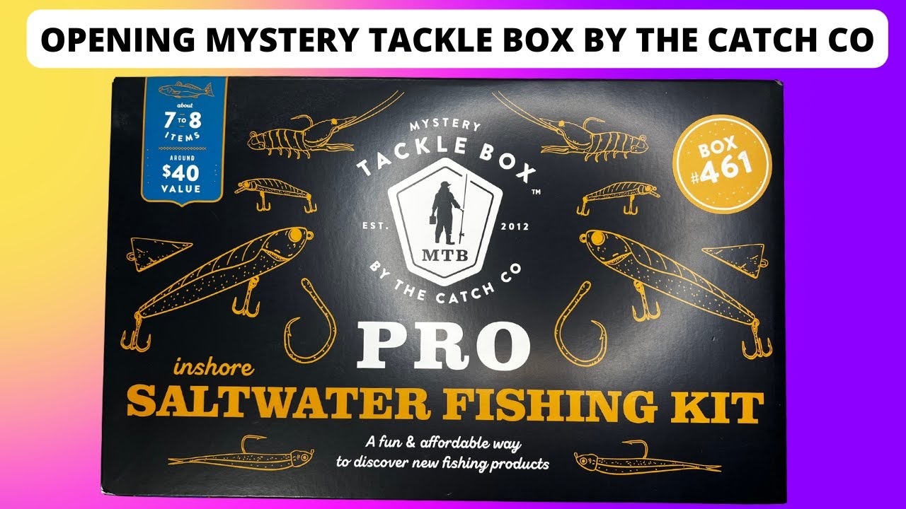 Opening Mystery Tackle Box By The Catch Co - YouTube