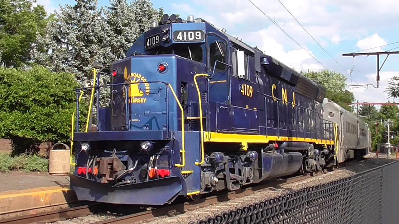 The CNJ Heritage Unit on the Gladstone Branch Line - YouTube