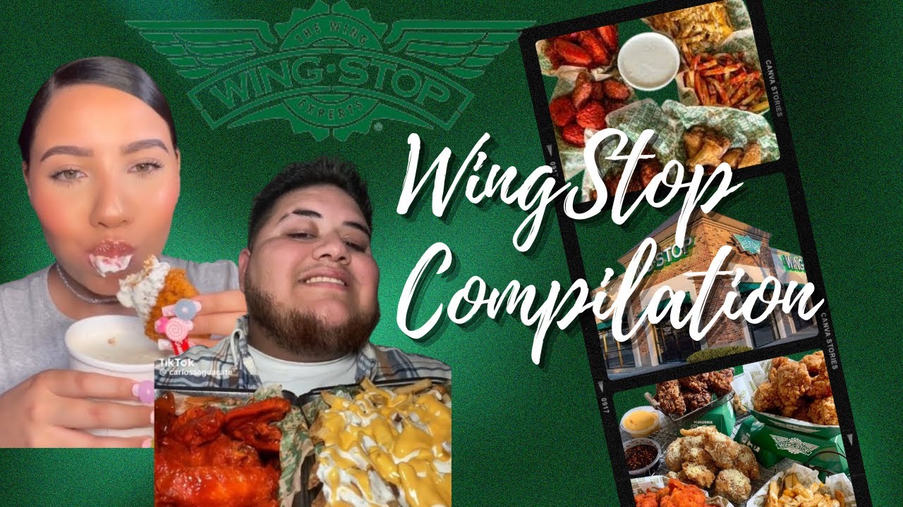 Wingstop ASMR Mukbang| TIKTOK Compilation - YouTube
