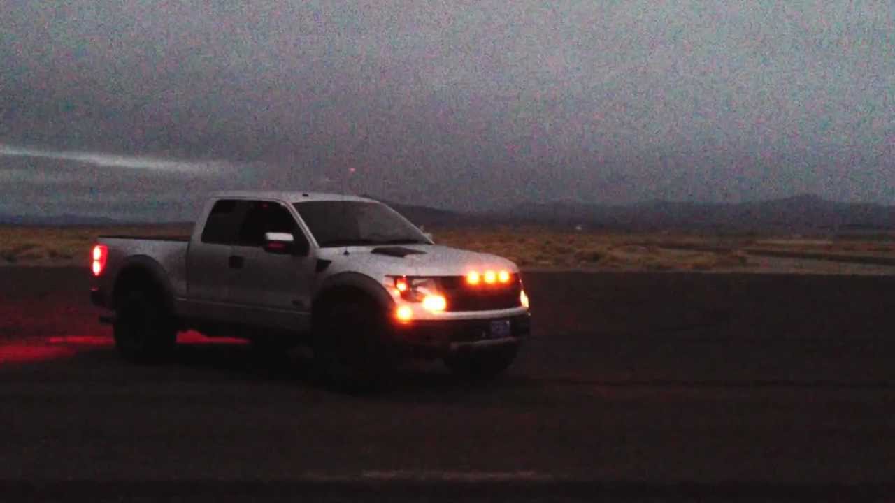 6.2 Ford Raptor Burnout/ Parking lot Destruction! - YouTube