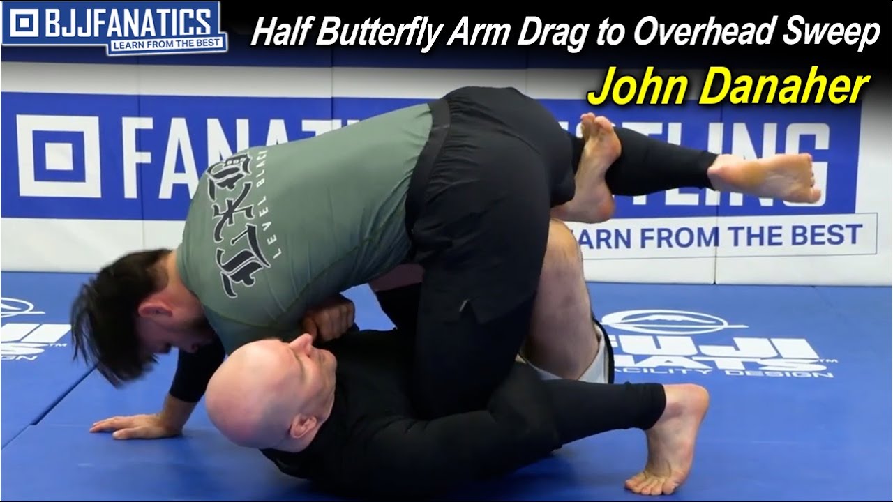 Half Butterfly Arm Drag to Overhead Sweep by John Danaher - YouTube