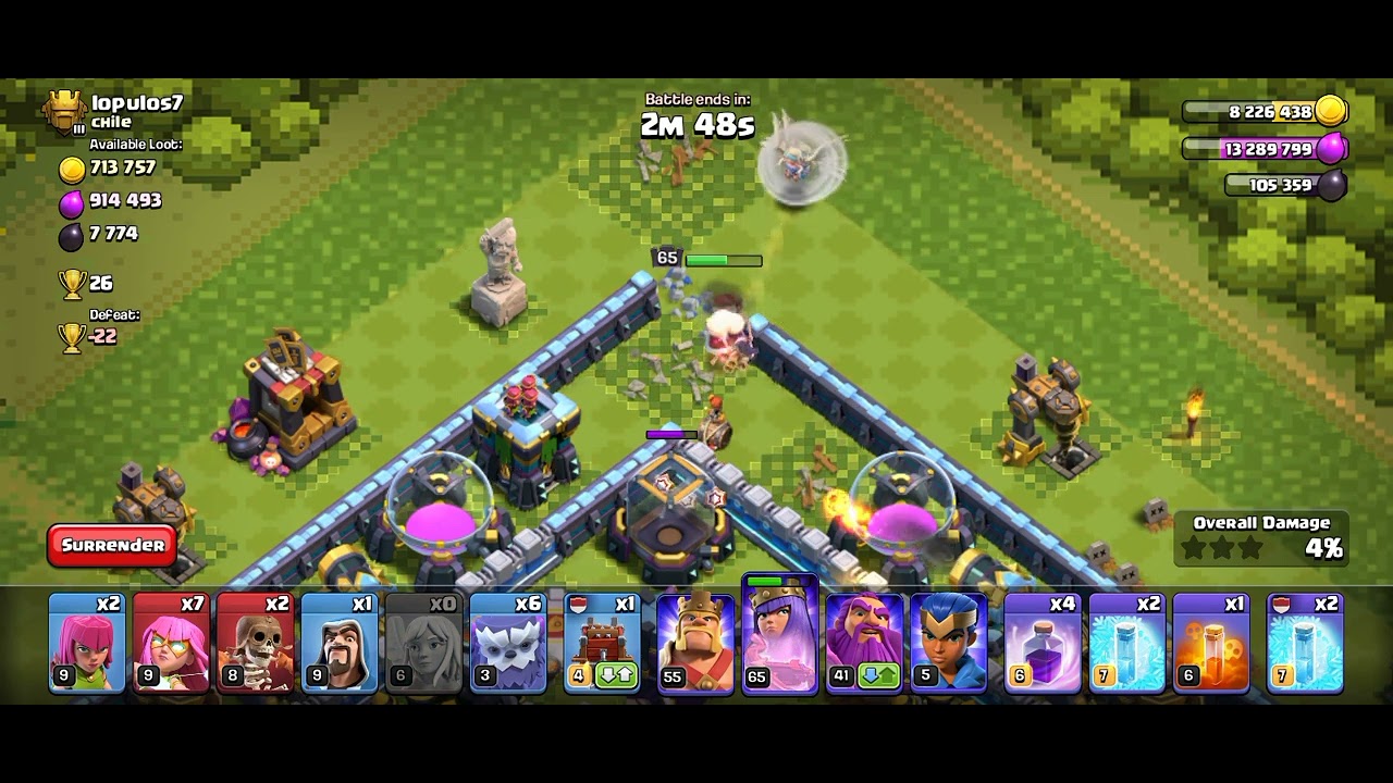 Attack Classic | Th13 VsTh13 | Easy Winzz... - YouTube