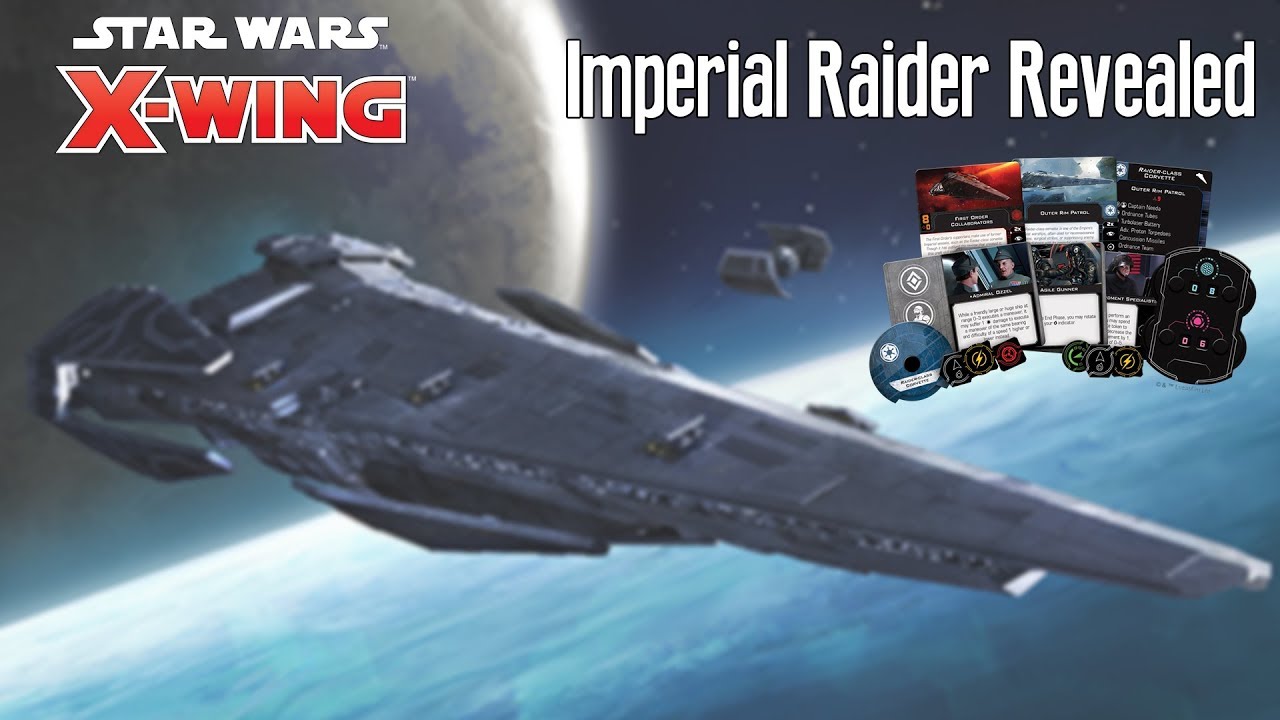 X-wing Second Edition - Imperial Raider Revealed - YouTube