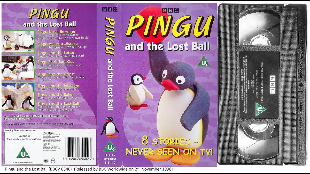 Pingu and the Lost Ball - UK VHS Opening - YouTube
