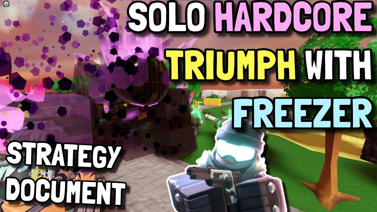 SOLO HARDCORE TRIUMPH WITH FREEZER // FULL GUIDE AND STRATEGY | ROBLOX ...