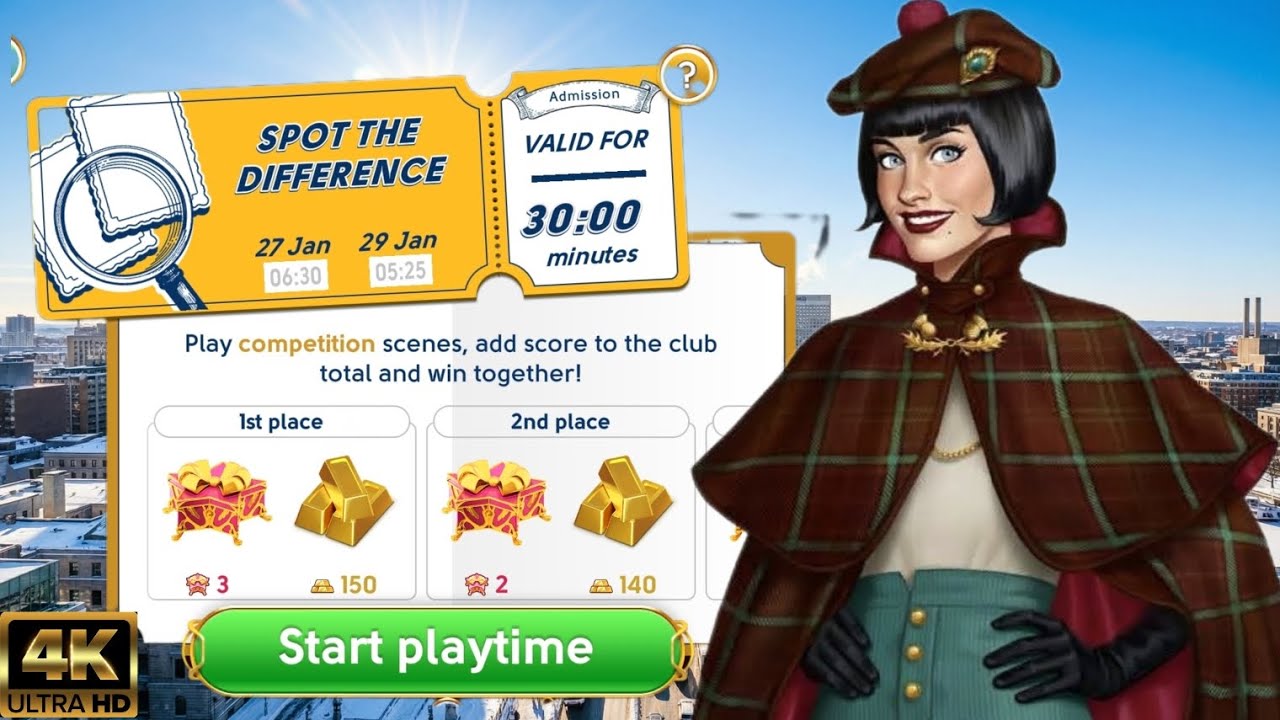 June's Journey Spot The Difference Competition 27-29 January 26 4K HD ...