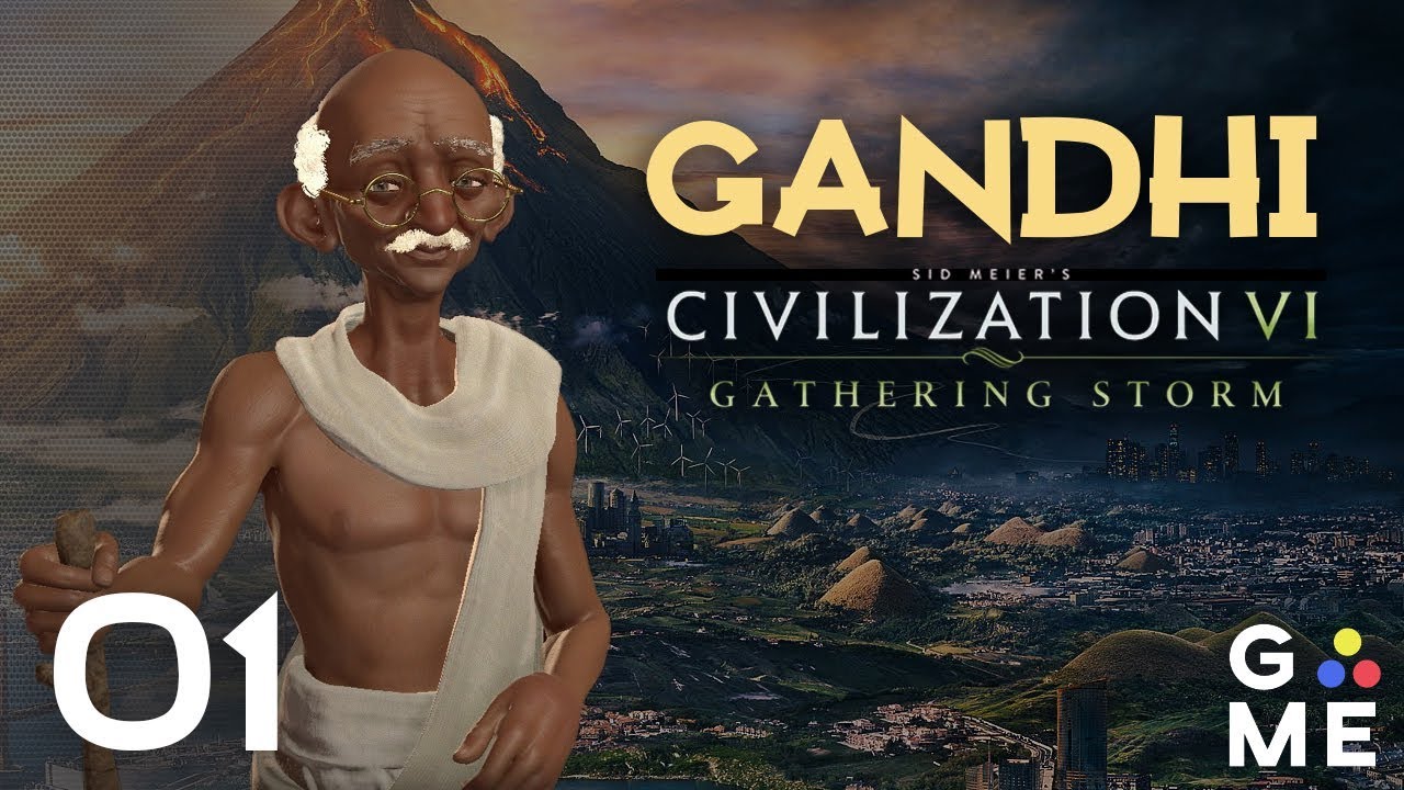 Gandhi - India | Civ 6 Gathering Storm - Let's Play | Episode 1 ...