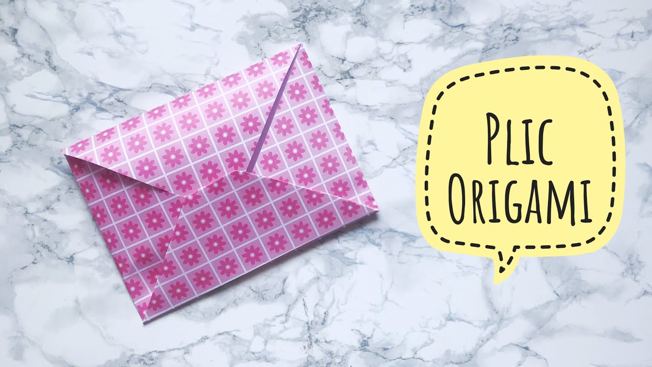 Plic Origami din Hartie Simplu de Facut - YouTube
