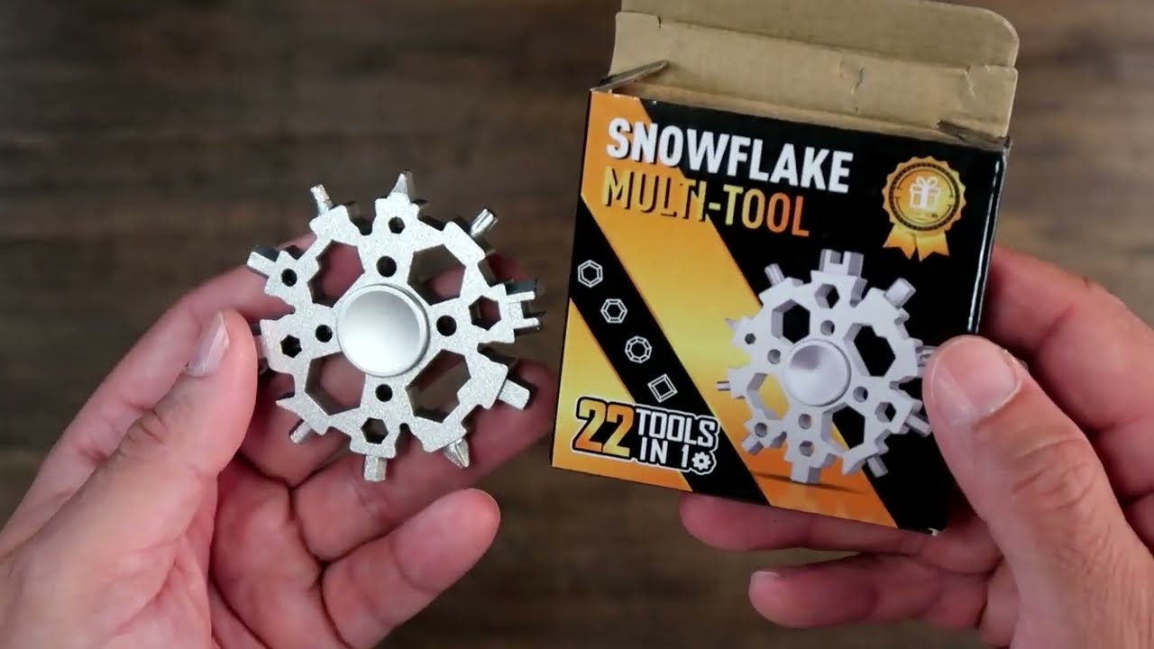 Multi tool Snowflake 23 Tools In One and it is a Fidget Spinner Review ...