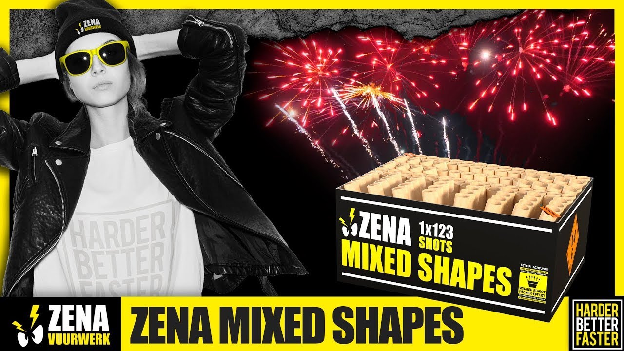 Zena Mixed Shapes - Lesli - Zena Vuurwerk - YouTube