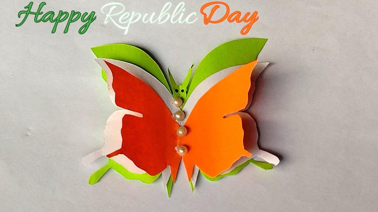 Happy Republic Day Special Craft Idea | How To Make A Republic Day ...
