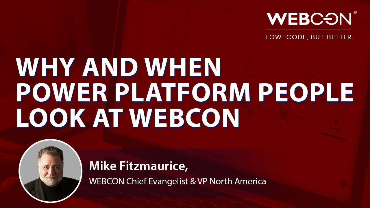 Why and When Power Platform People Look at WEBCON BPS? - YouTube