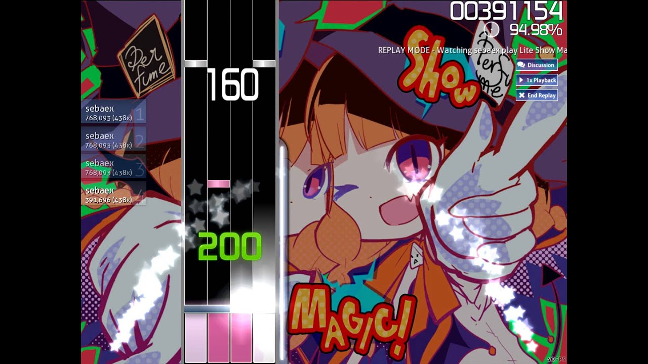 [osu!] Lite Show Magic - Crack traxxxx [4K EXH] - YouTube