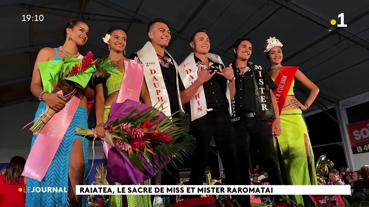 Tetiareiti TAEREA et Kaiva ARIITU élus Miss et Mister Raromatai 2022 ...
