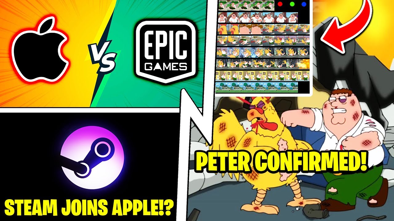 Apple vs Epic UPDATE (Valve Joins), Family Guy in Fortnite, Peter ...