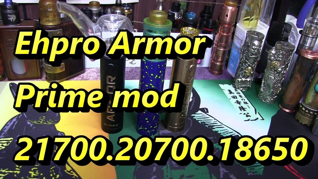 Ehpro Armor Prime MOD 21700に対応新色金・青ドットいいです！ - YouTube