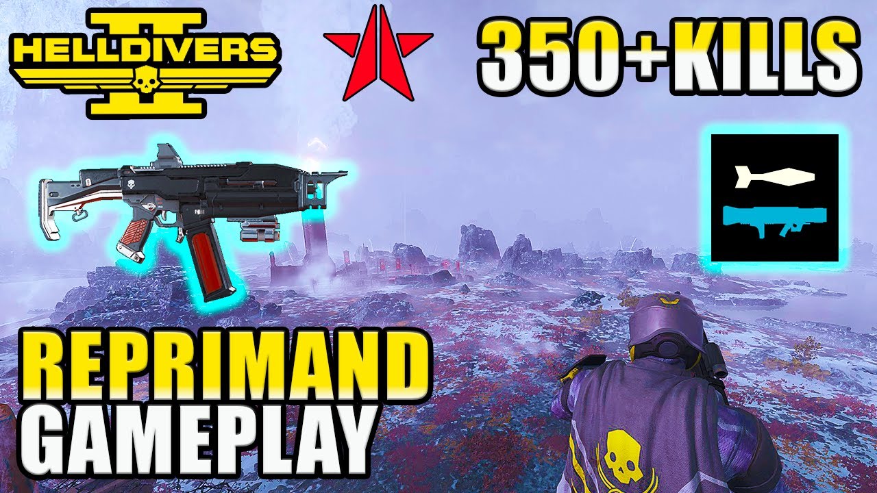 Helldivers 2 - The Best *NO RECOIL* Reprimand Loadout!! (Super Helldive ...