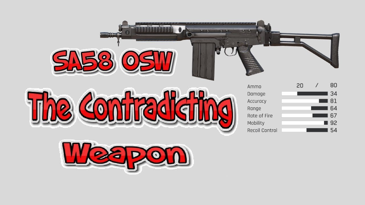 Ironsight - Taking A Look At The SA58 OSW - The Contradicting Weapon ...