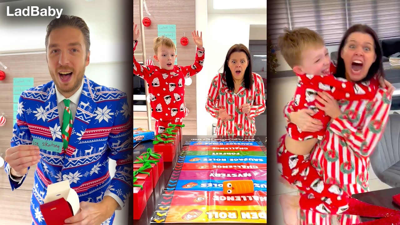 Surprising the family with a Christmas Game Show 🤩🎄 - YouTube