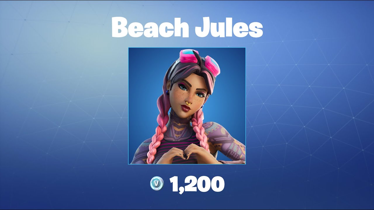 Beach Jules | Fortnite Outfit/Skin - YouTube