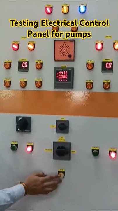 Testing Electric Control Panel for Pump | #testing #electrical # ...