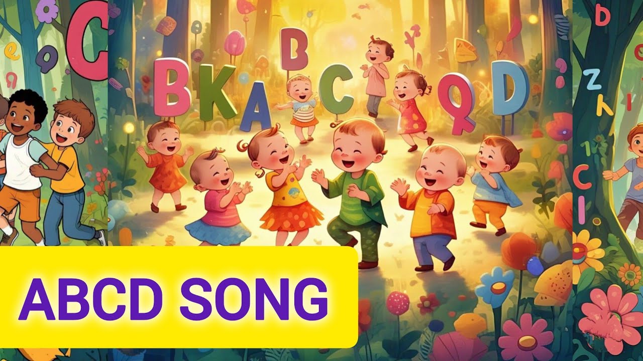 Musical Dancing ABCD SONG 🎶 Kids favourite song 🎶 Sing Along with the ...