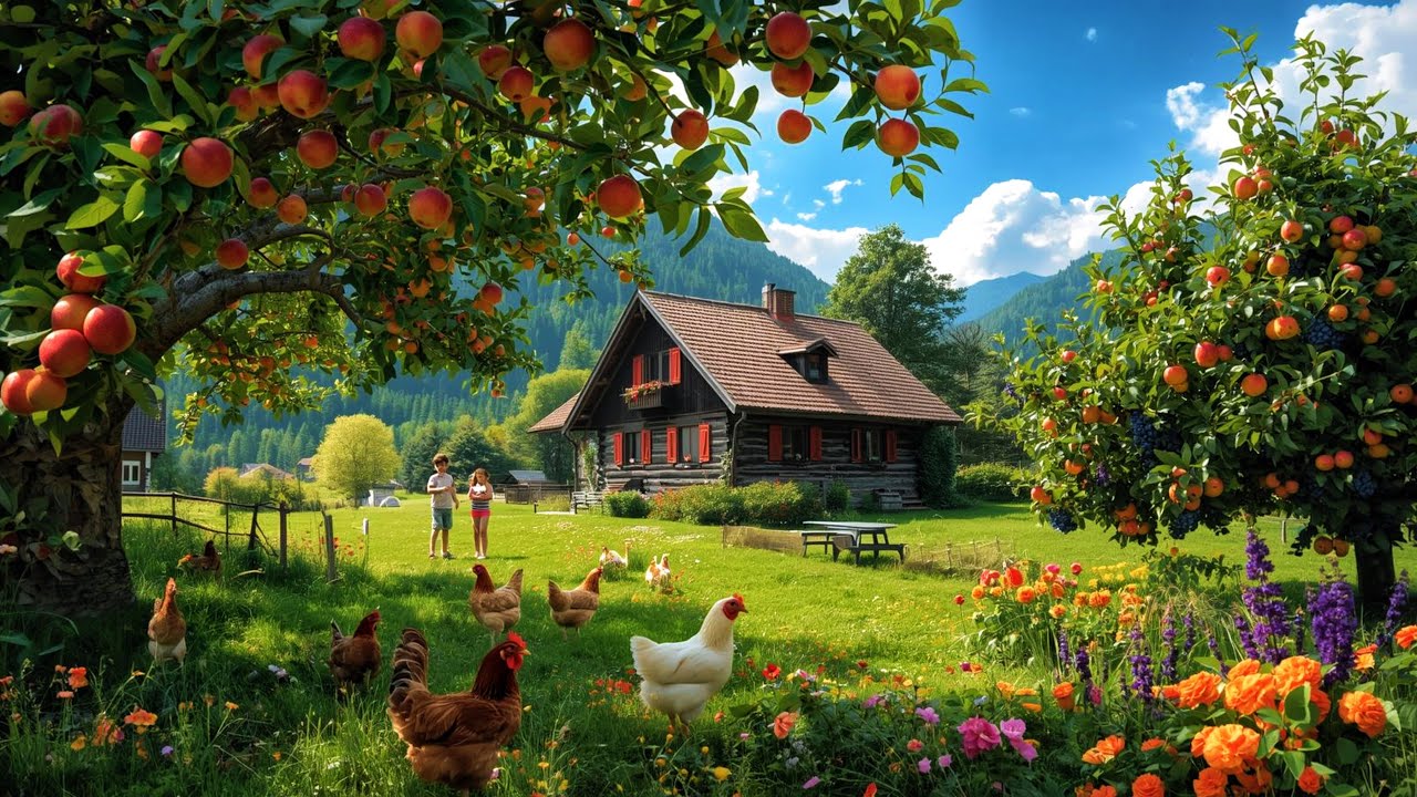 Switzerland Countryside Life🇨🇭Walking in A Fruits paradise📍Thurgau ...