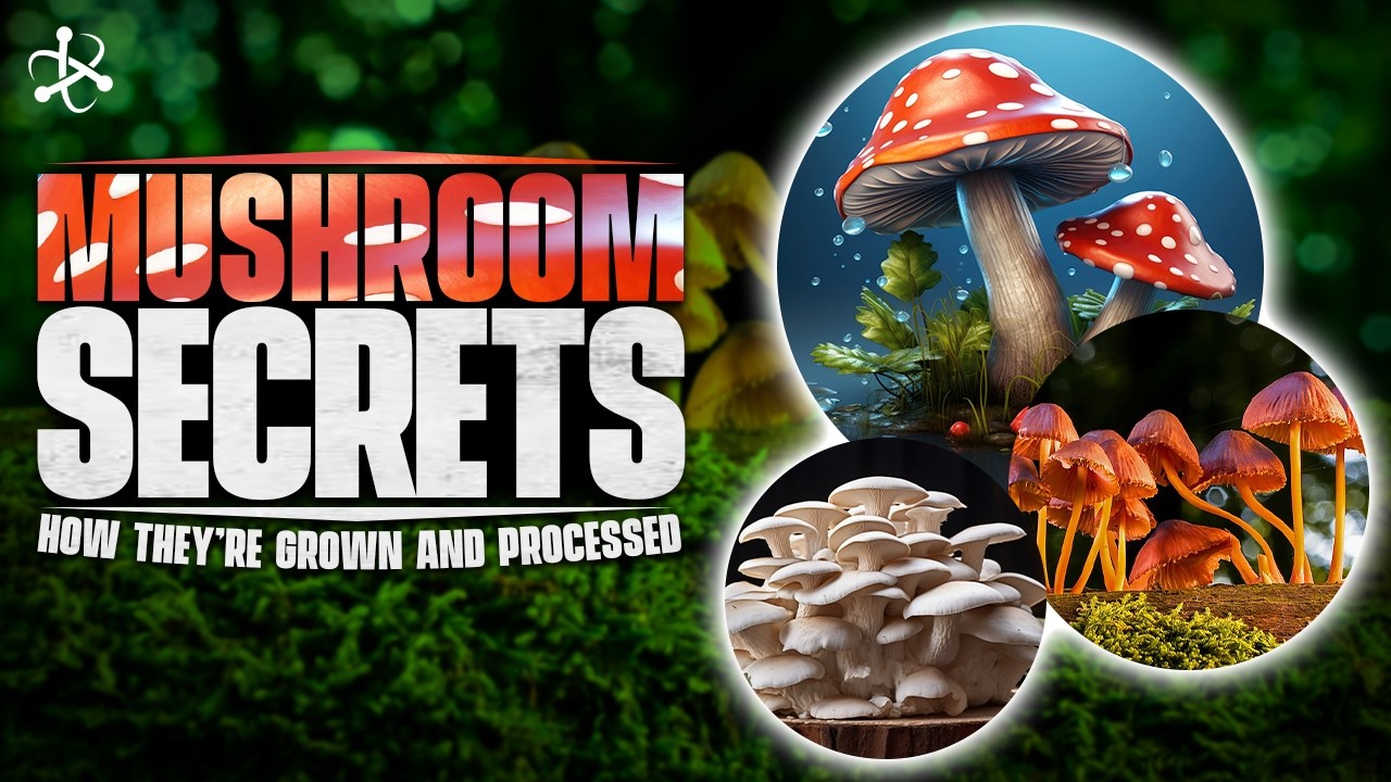 How Mushrooms are Made and Processed -- Tech Revolt - YouTube