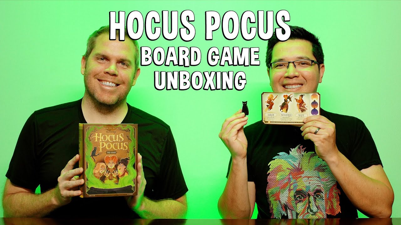 Unboxing Disney's Hocus Pocus - Classic Halloween Movie Board Game ...