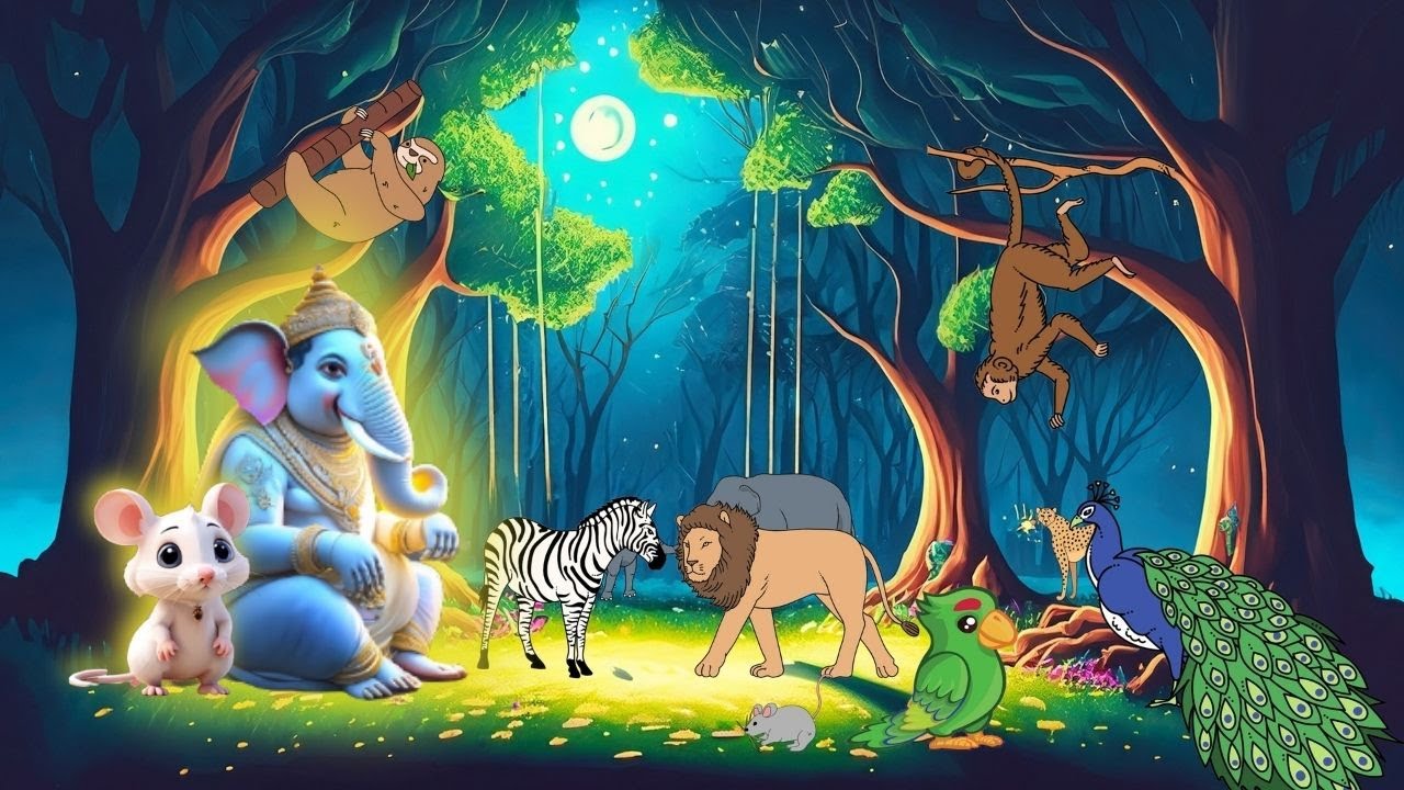 🌟Untold Story of Lord Ganesha and the Mouse mushak🌟| Hindi Moral Story ...