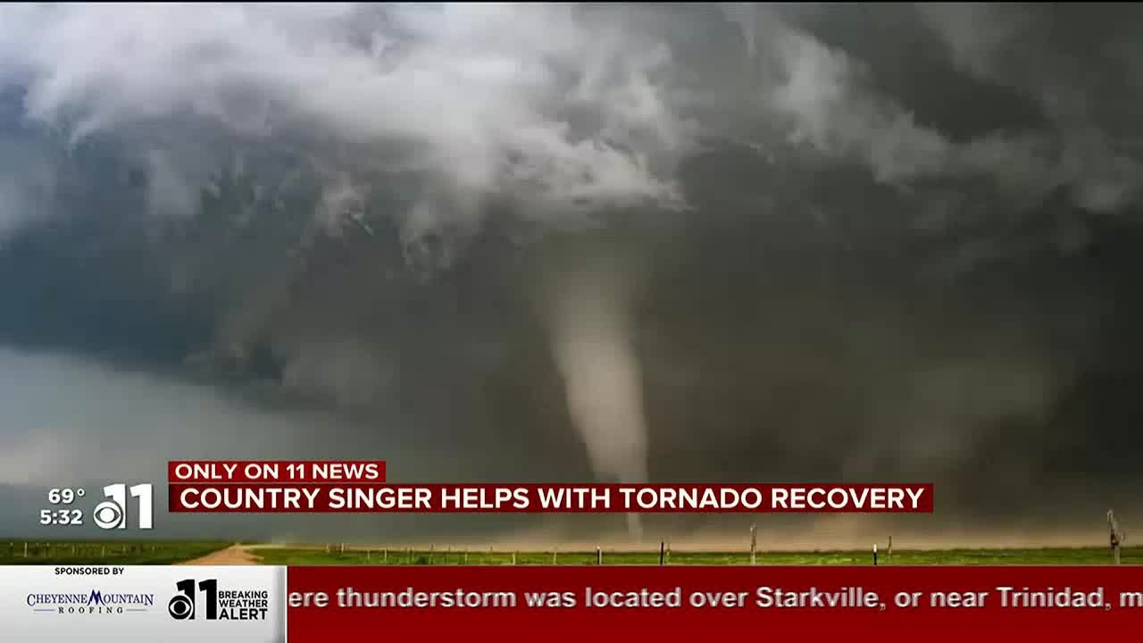 WATCH: Southern Colorado country singer helps with tornado recovery ...