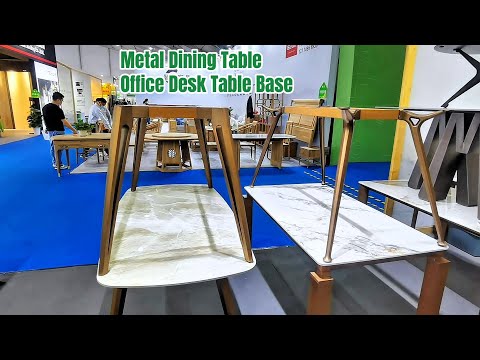 Sturdy & Stylish Metal Dining Table & Office Desk Base – Iron Legs for Durability