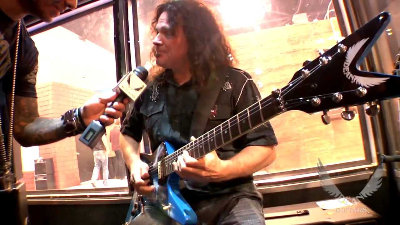 DEAN GUITARS NAMM 2012 VINNIE MOORE JAMS AT THE DEAN GUITARS BOOTH ...