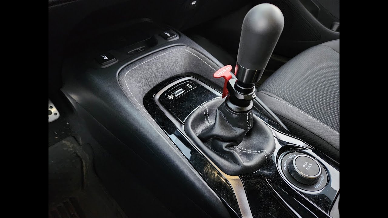 Upgrading the shift surround in the 2023 Toyota GR Corolla - YouTube