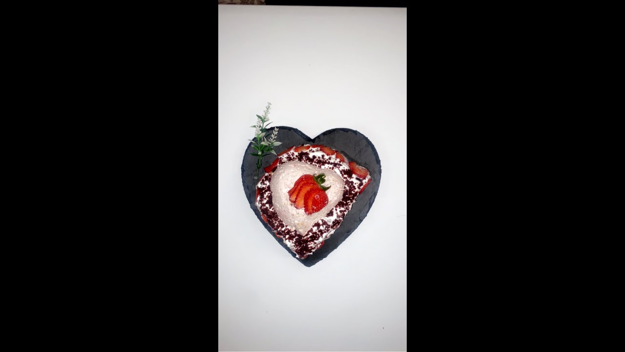 Red Velvet Cake Heart Shape Kirmizi Kadife Kek - YouTube