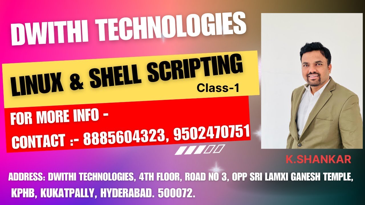 DWITHI TECHNOLOGIES LINUX SHELL SCRIPTING YouTube DWITHI TECHNOLOGIES LINUX SHELL SCRIPTING YouTube