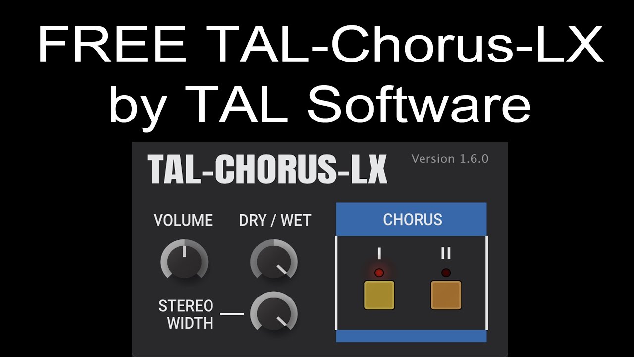FREE TAL-Chorus-LX by TAL Software - YouTube